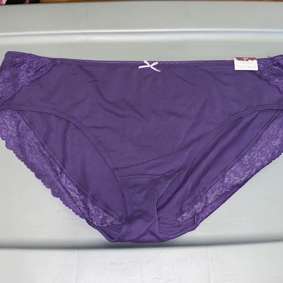 Lane Bryant | Intimates & Sleepwear | Purple Cotton Hipster Panty With ...